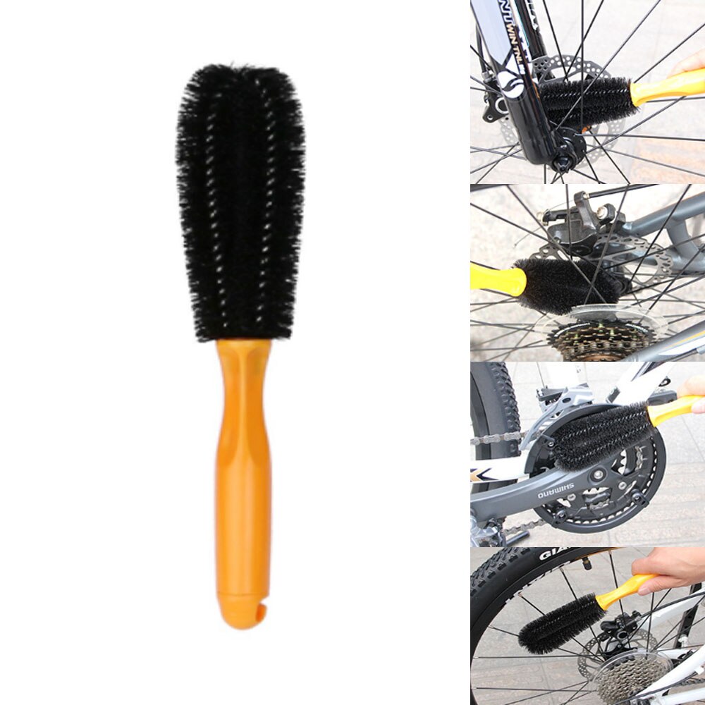 6 pcs/set bike chain cleaner bicycle cleaning tool... – Grandado