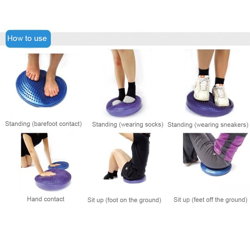 Yoga Balance Cushion Inflatable Massage Balance Tr... – Vicedeal