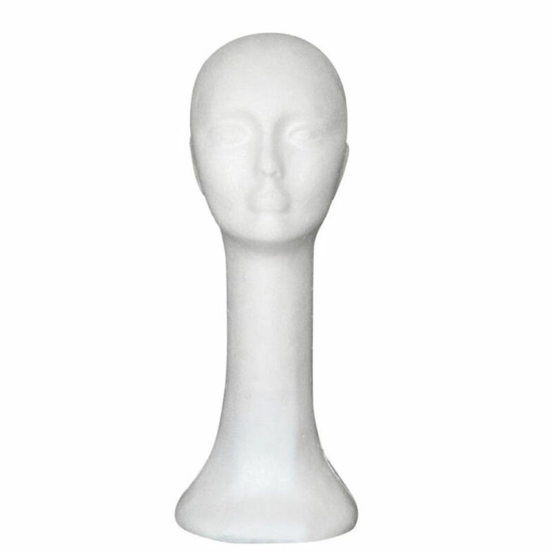 Foam Female Long Neck Human Head Statue Mannequin ... – Vicedeal