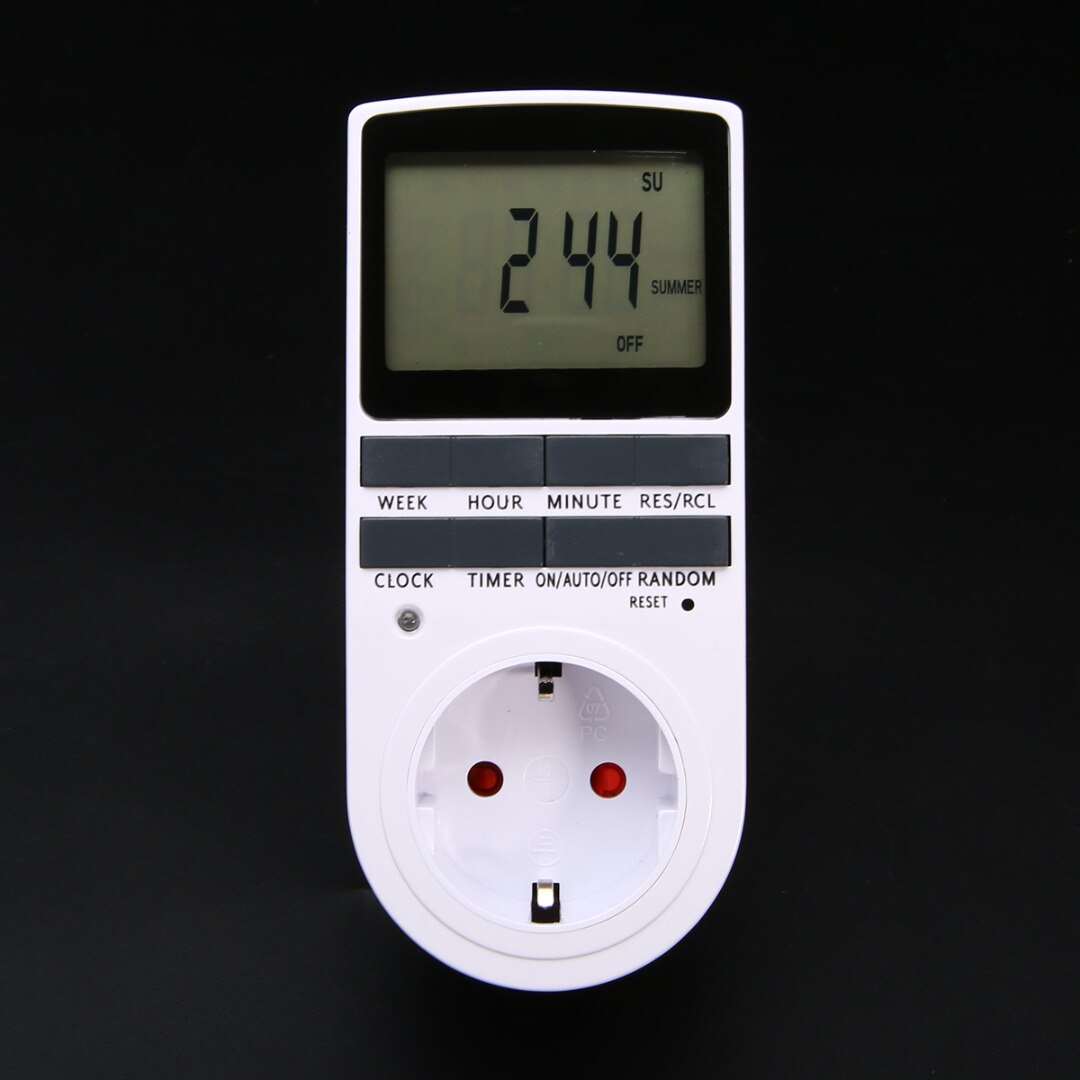 Electronic Digital Digital Timer Outlet Eu Plug In Grandado