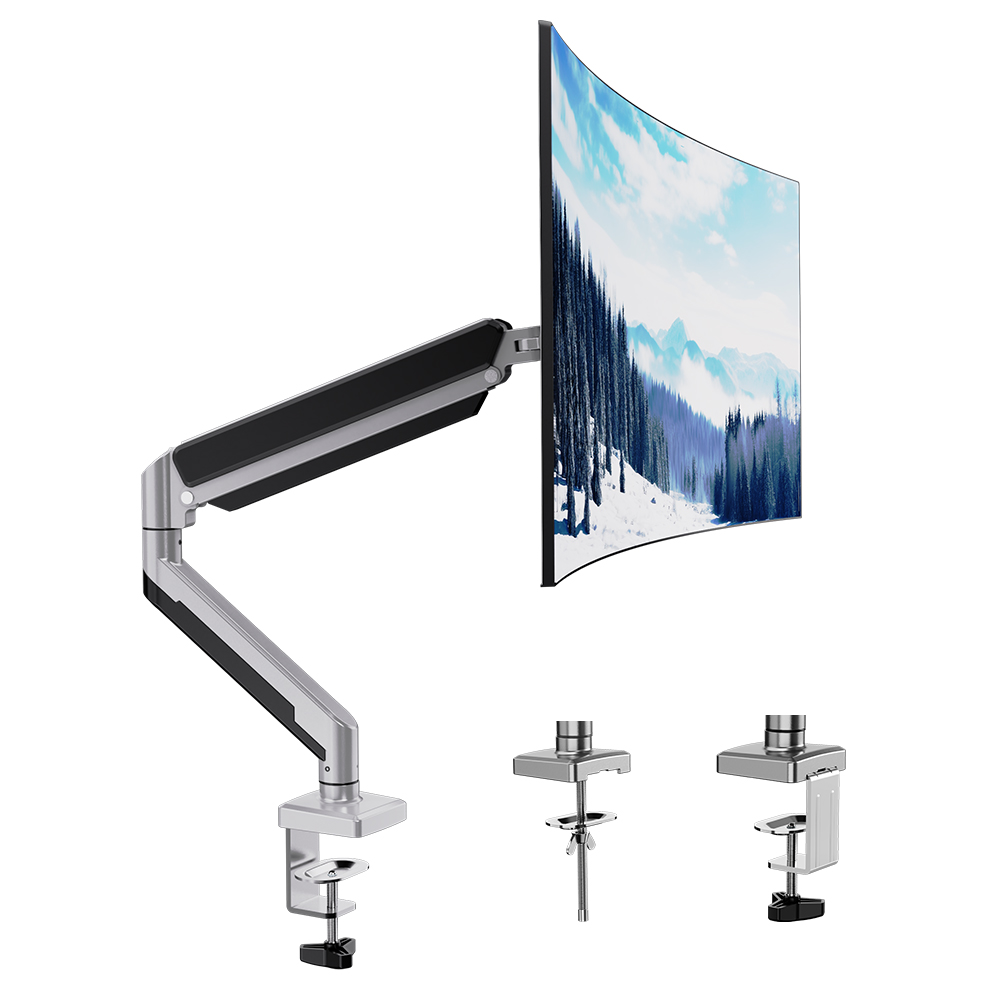 Adjustable Single Monitor Mount, Tilt Rotation Swi... – Grandado