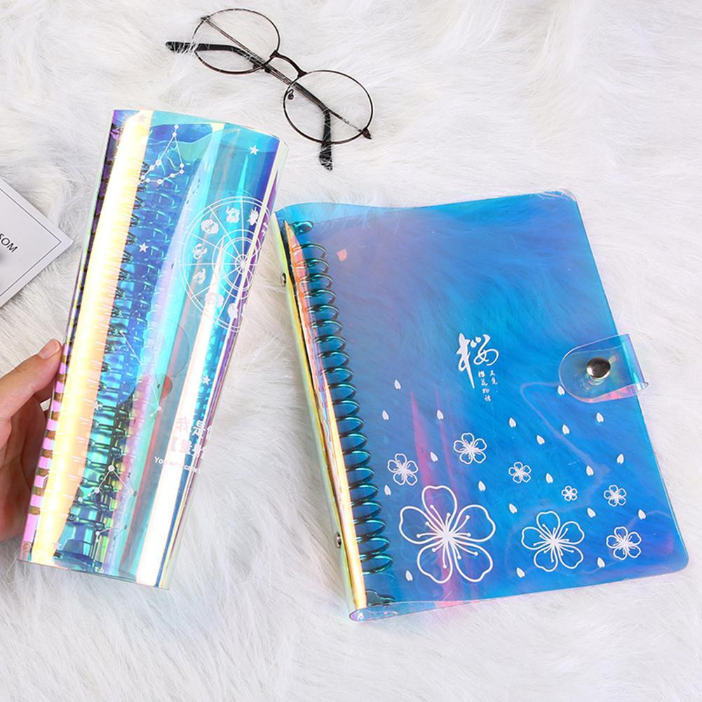 Dazzling Deksel Druk Knop Loose Leaf Binder Notepa... – Vicedeal