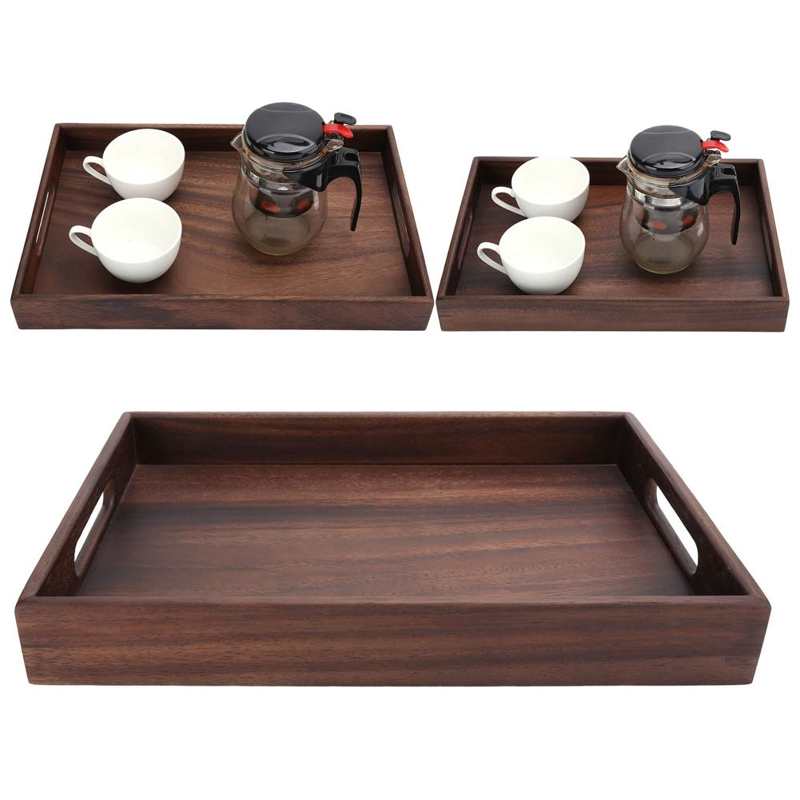 Plateau alimentaire plateau à thé plateau en bois ... – Grandado