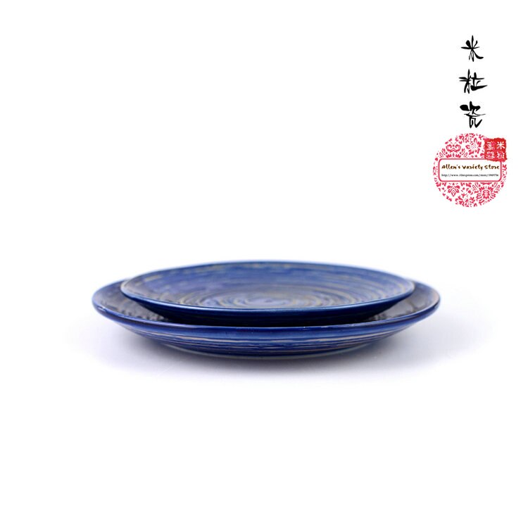 Van Gogh Blue starry night Plate ceramic Bone plat... – Vicedeal