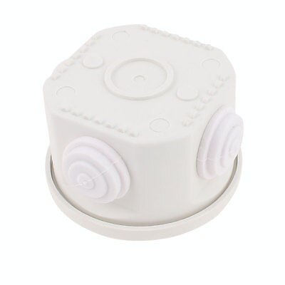 White ABS 4 Cable Entries Dustproof IP44 Enclosure... – Grandado