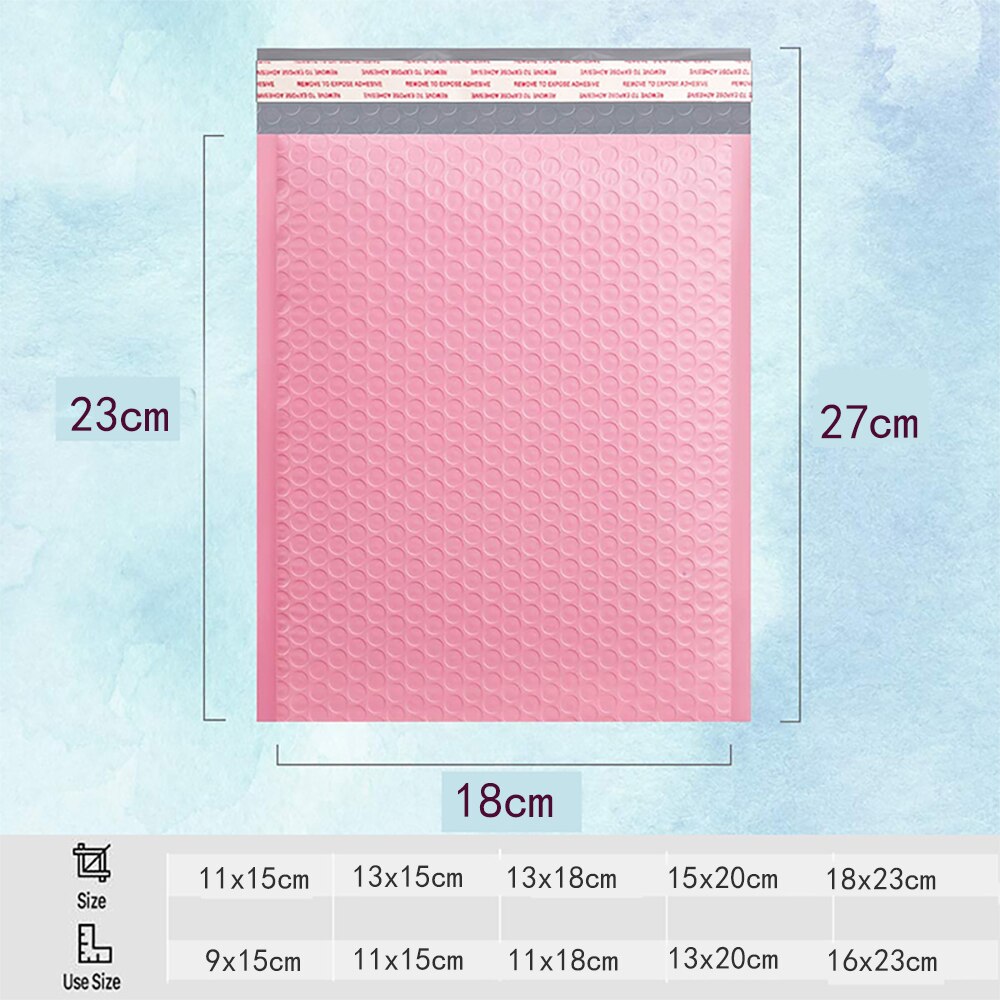 50Pcs Pink Poly Mailer Bubble Mailers Padded Envel... – Vicedeal