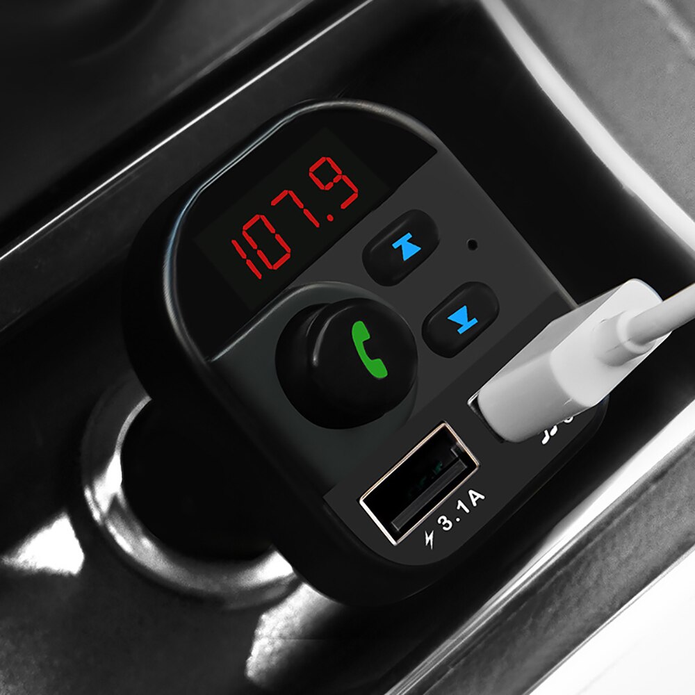 Car Fm Transmitter Bluetooth 5.0 Car Mp3 Player Mo... – Grandado