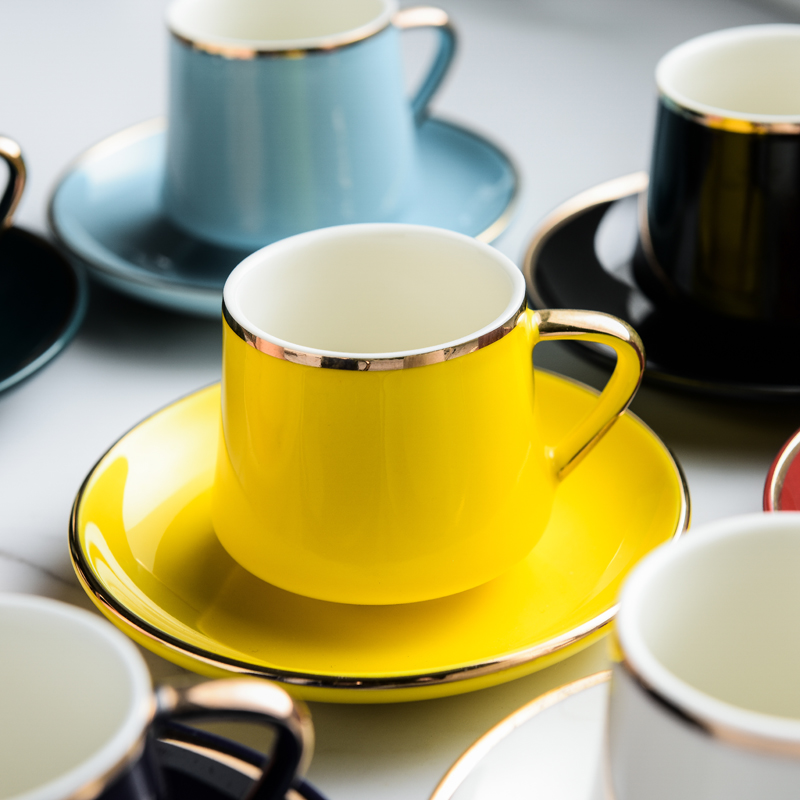 Koffie Kop En Schotel Set Creatieve Keramische Min... – Grandado