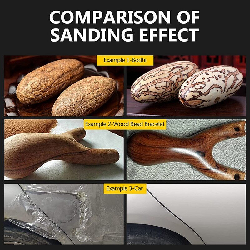 92Pc 3.8 Inch Sanding Disc With Backing Pads Kit S... – Vicedeal