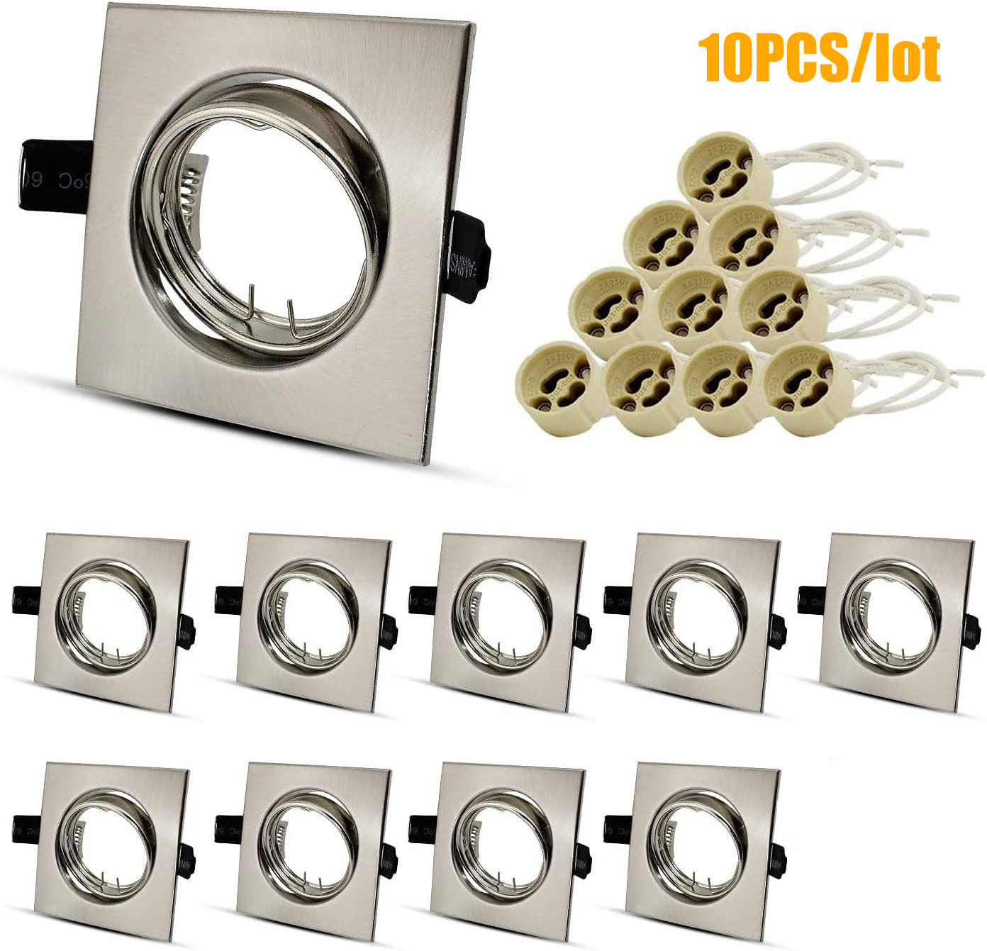 5/10PCS Square Recessed Downlight LED Ceiling Ligh... – Grandado