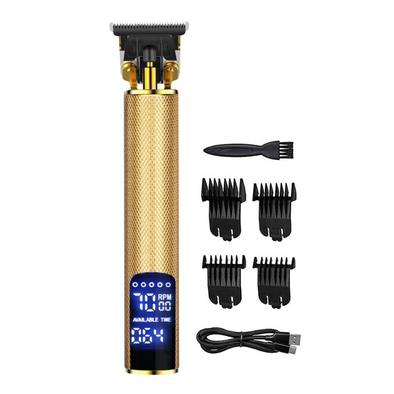 Electric Hair Clippers LCD Display Cordless Rechar... – Grandado