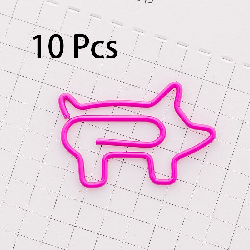 10 Pcs Cute Kawaii Animal Pink Pig Shape Clip Girl... – Vicedeal