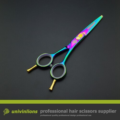 5.5" with razor hair scissors hairdressing scissor... – Vicedeal
