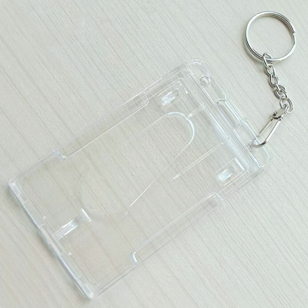 3 10 Sets Hard ID Card Badge Holder 60mm x 100mm +... – Grandado