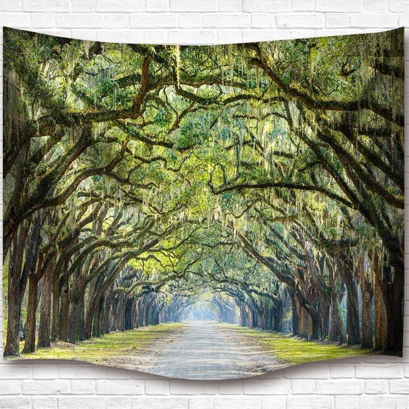 Tree Overhang Tapestry Wall Hanging Tapestry – Grandado