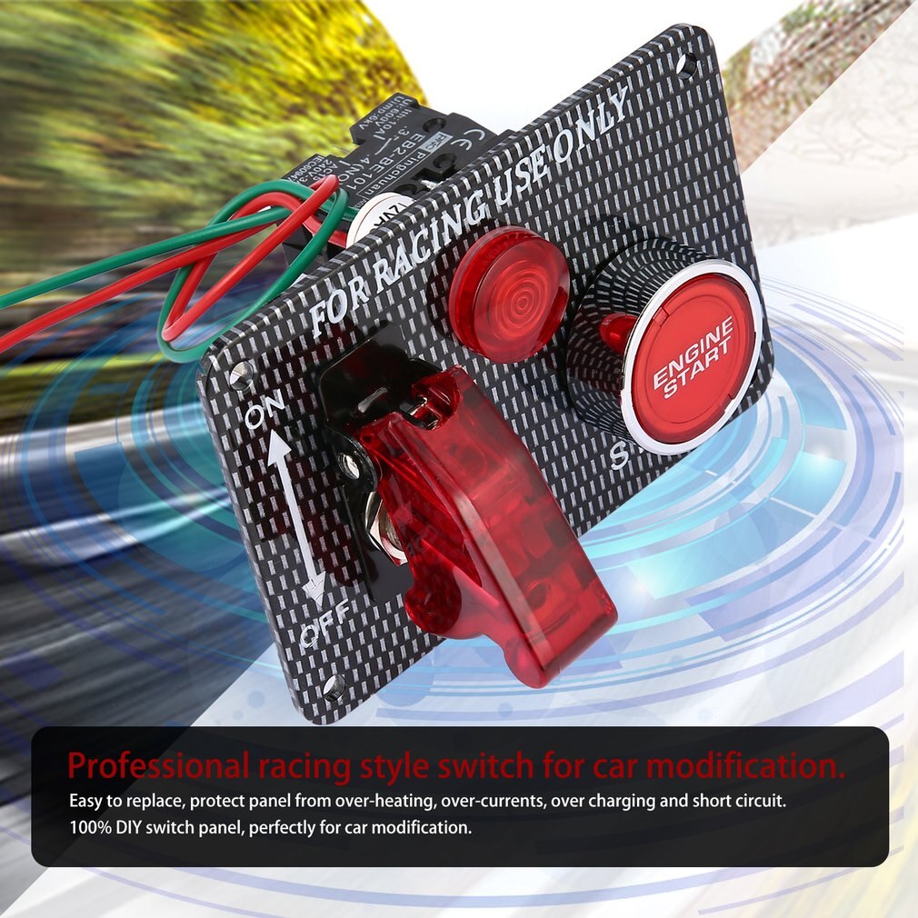 Racing Car 12V Ignition Switch Panel Motor Startkn... – Grandado