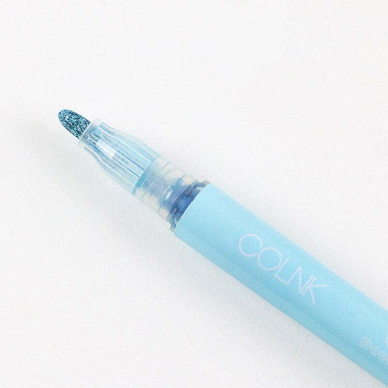 8 Color Double Line Outline Pen Highlighter Marker Vicedeal