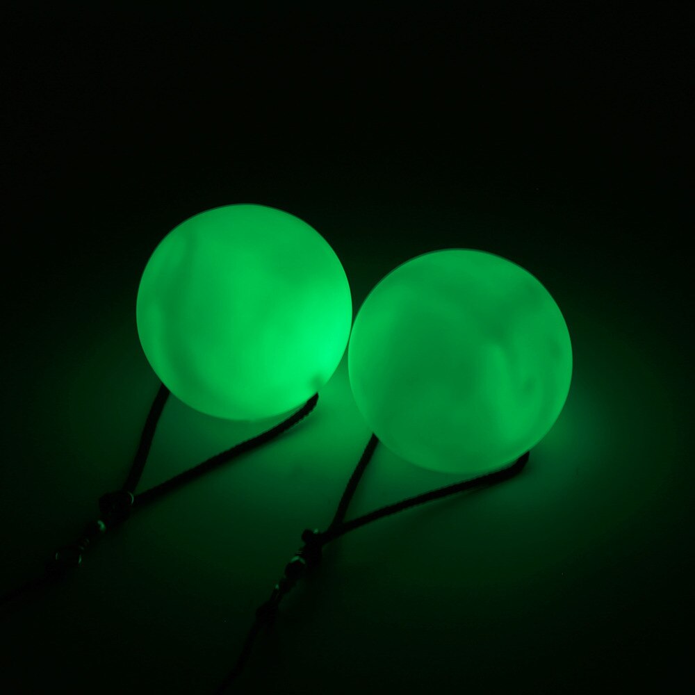 1 stuks buikdans ballen RGB glow LED POI gegooid b... – Vicedeal