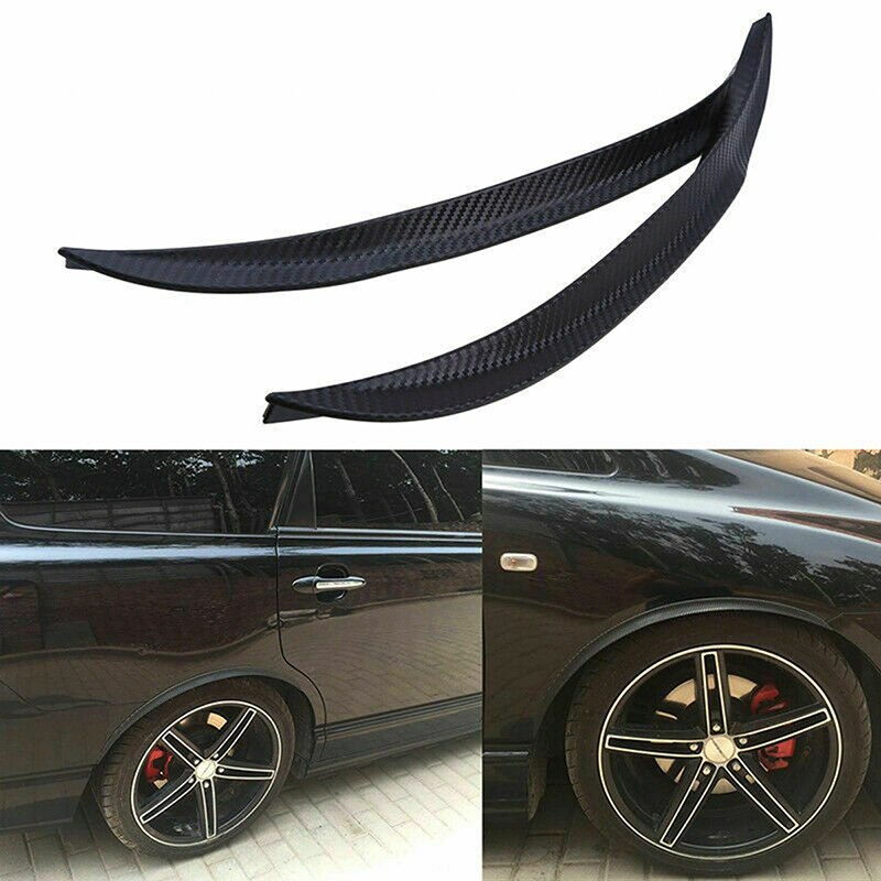 2X Carbon Fiber Car Wheel Eyebrow Arch Trim Lips S... – Grandado