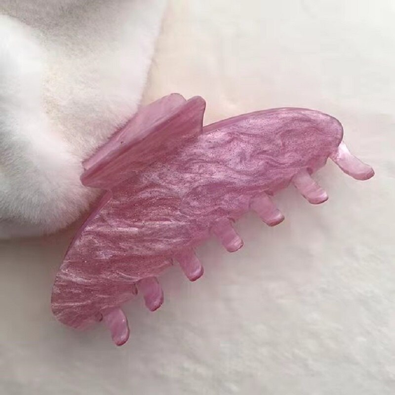 Ins Pink Starry Sky Glitter Acetate Vintage Hair C... – Grandado