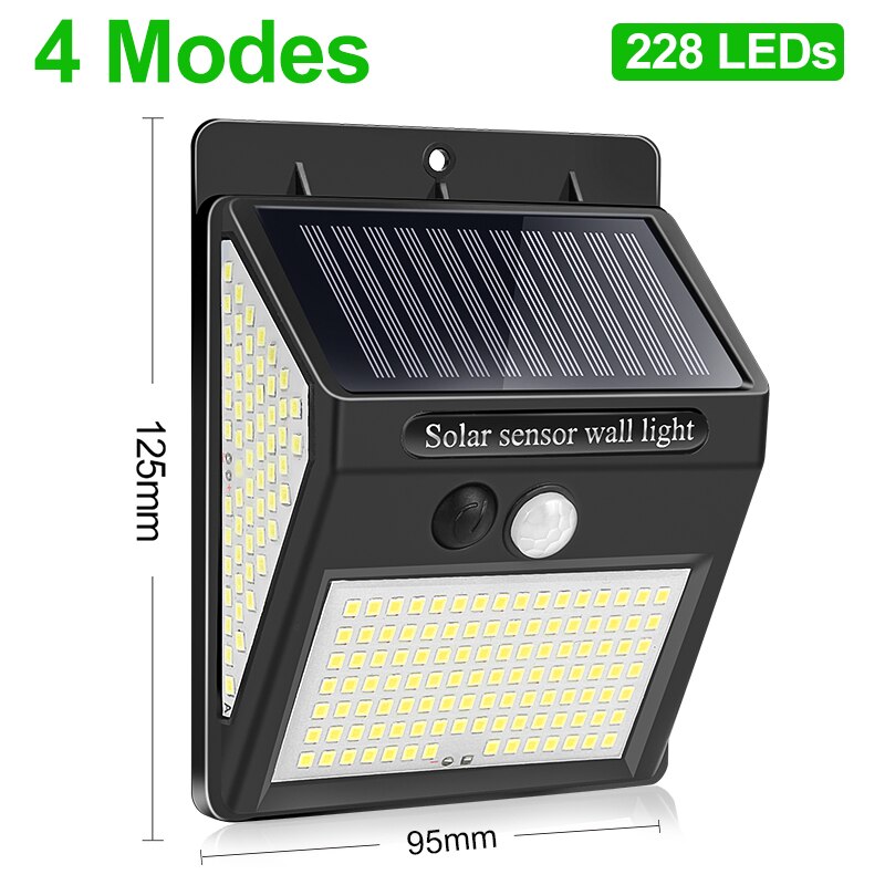 228 144 Solar LED Light Outdoor Solar Light With M... – Vicedeal
