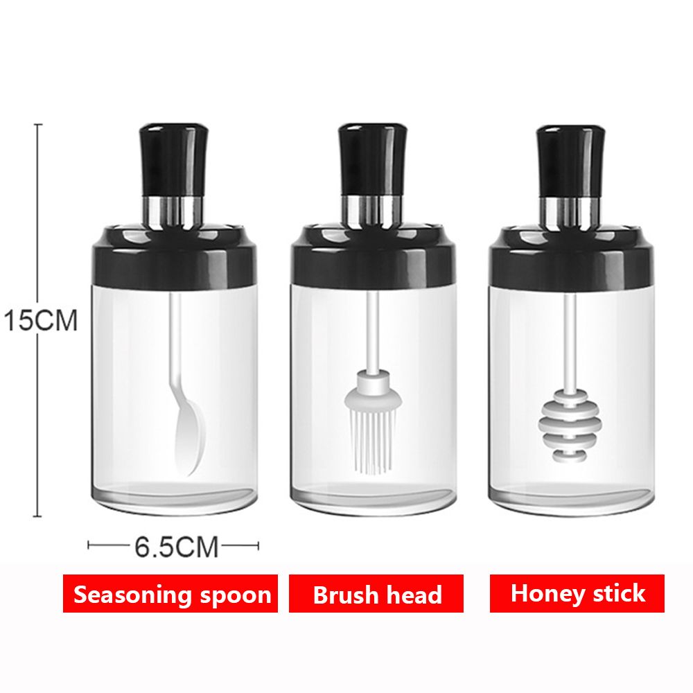 Glass Moisture-proof Spoon Cover Integrated Spice ... – Vicedeal