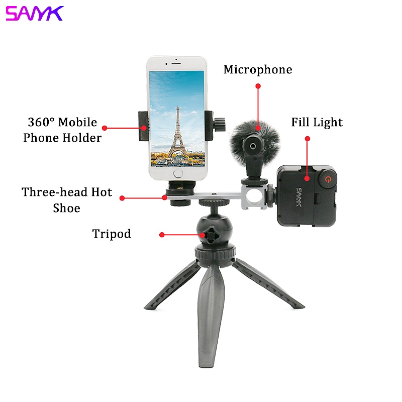 SANYK Mobile Phone Stabilizer Anti-shake Handheld ... – Vicedeal