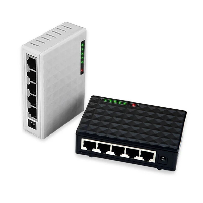 Mini 5-Port Desktop Gigabit Switch / Fast Ethernet... – Grandado