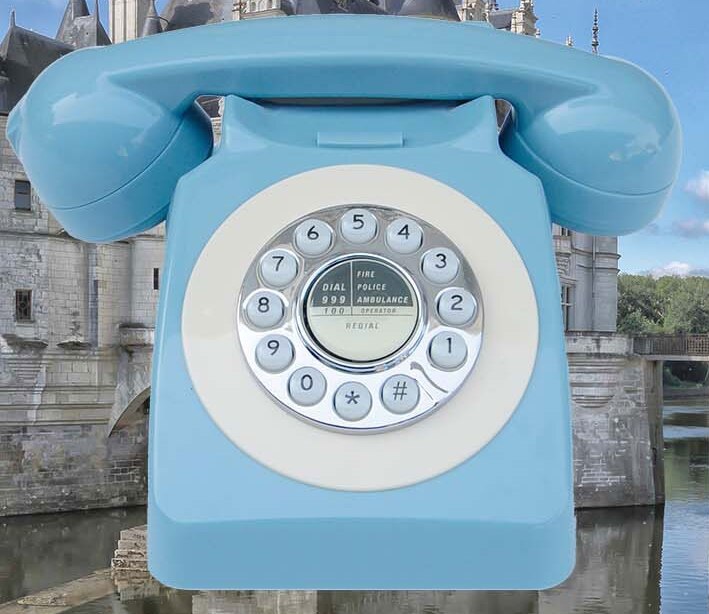 Teléfono antiguo clásico, estilo americano – Grandado