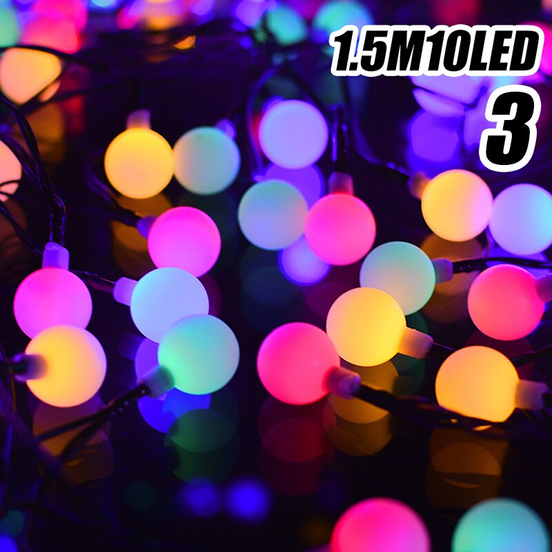 1pcs LED Ball Garland Lights Waterproof Outdoor La... – Vicedeal