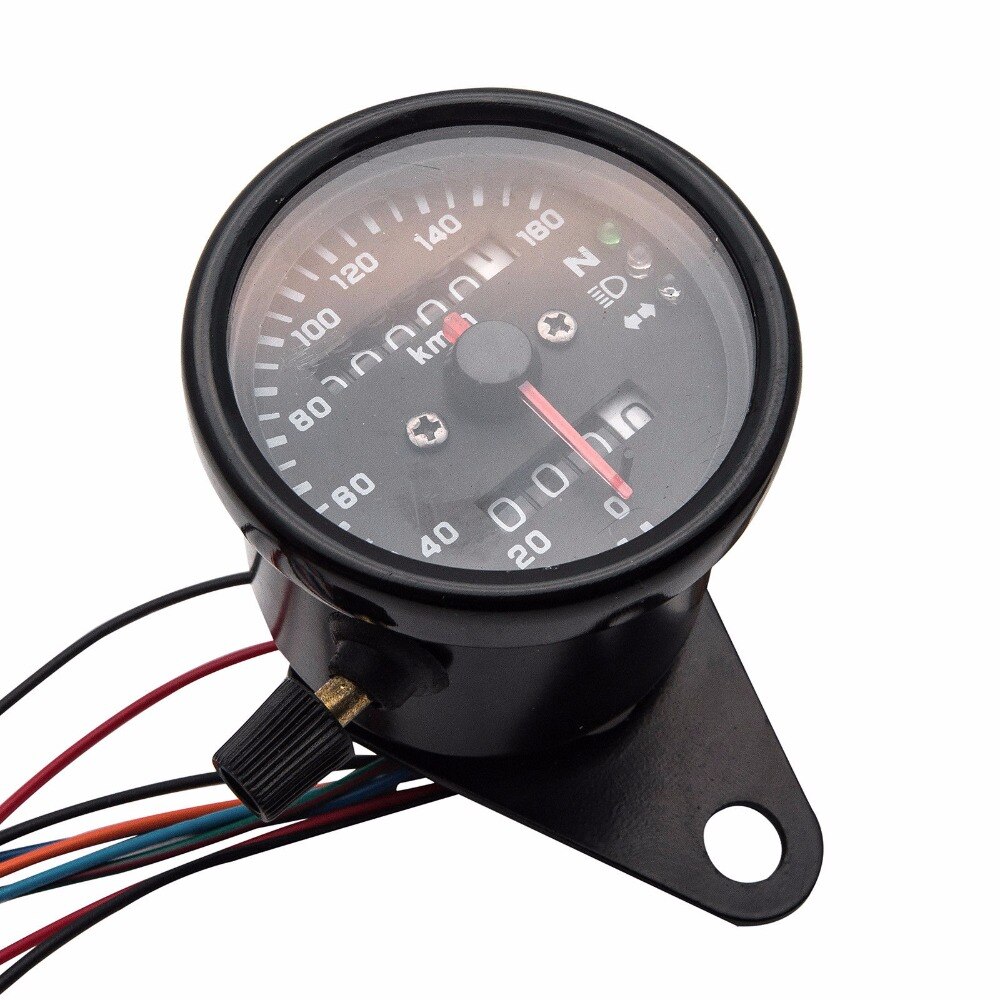 12V Universal Motorrad Tachometer Tachometer Speed... – Vicedeal