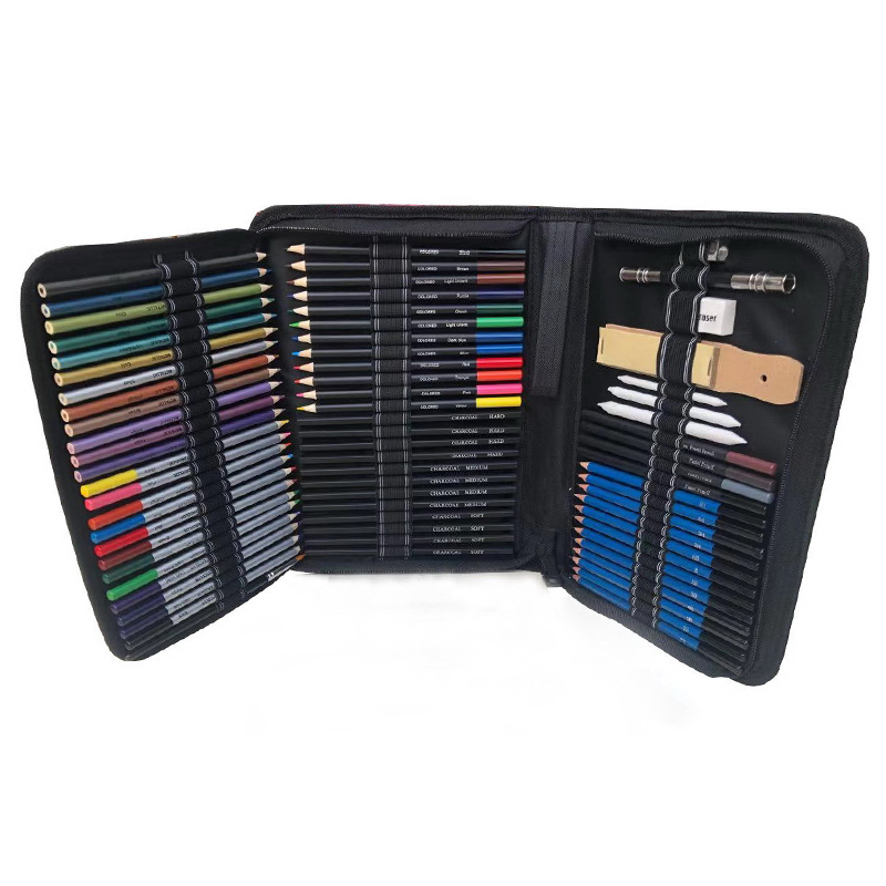 72pcs/set Drawing Sketching Set Charcoal Pencil Ar... – Vicedeal