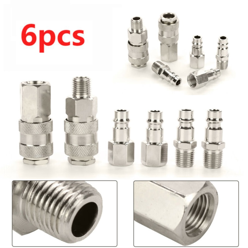 6 Pcs Quick Release Compressor Slang Euro Air Line... – Grandado