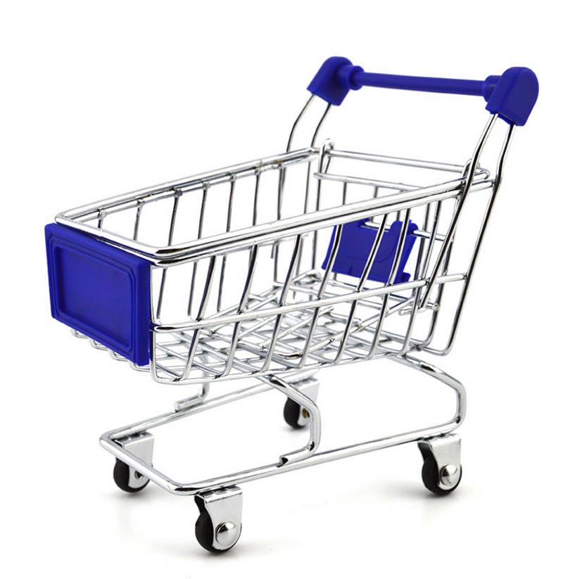 Mini Supermarket Shopping Cart Pen Phone Holder Mu... – Grandado