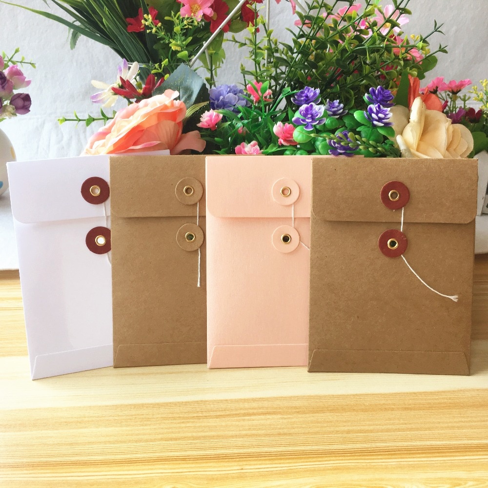 20Pcs Colorful Kraft Paper Cardboard Clear Window ... – Vicedeal