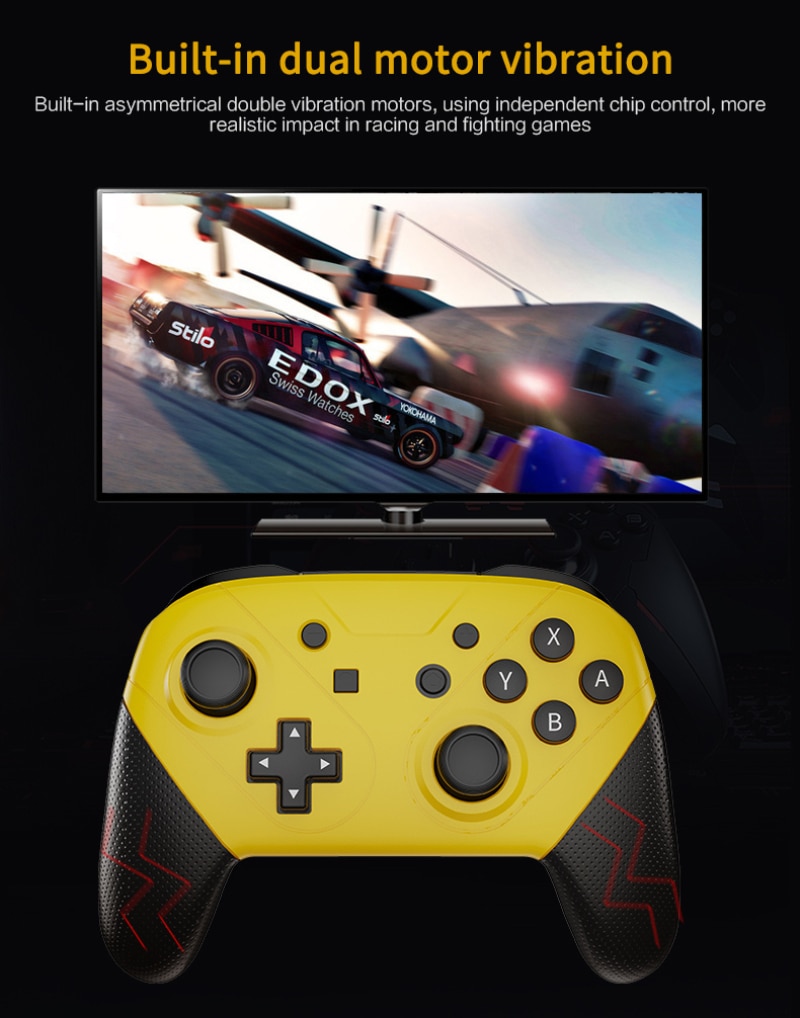 Bluetooth Wireless Gamepad For Switch Pro Joystick... – Grandado