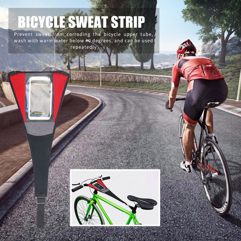 Waterproof Bike Frame Guard Strap with Phone Pouch... – Vicedeal