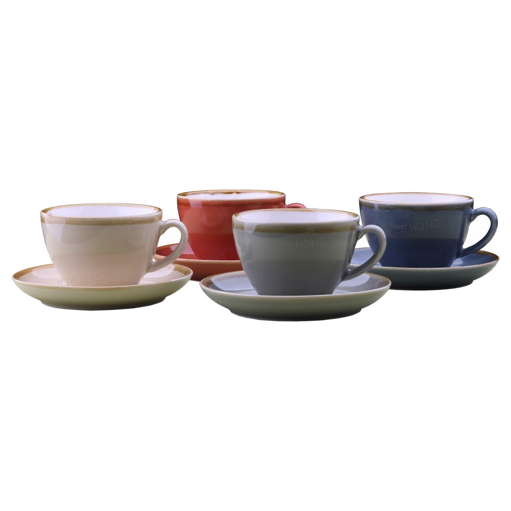 Porselein Espresso Kopjes En Schotel, Cappuccino L... – Grandado