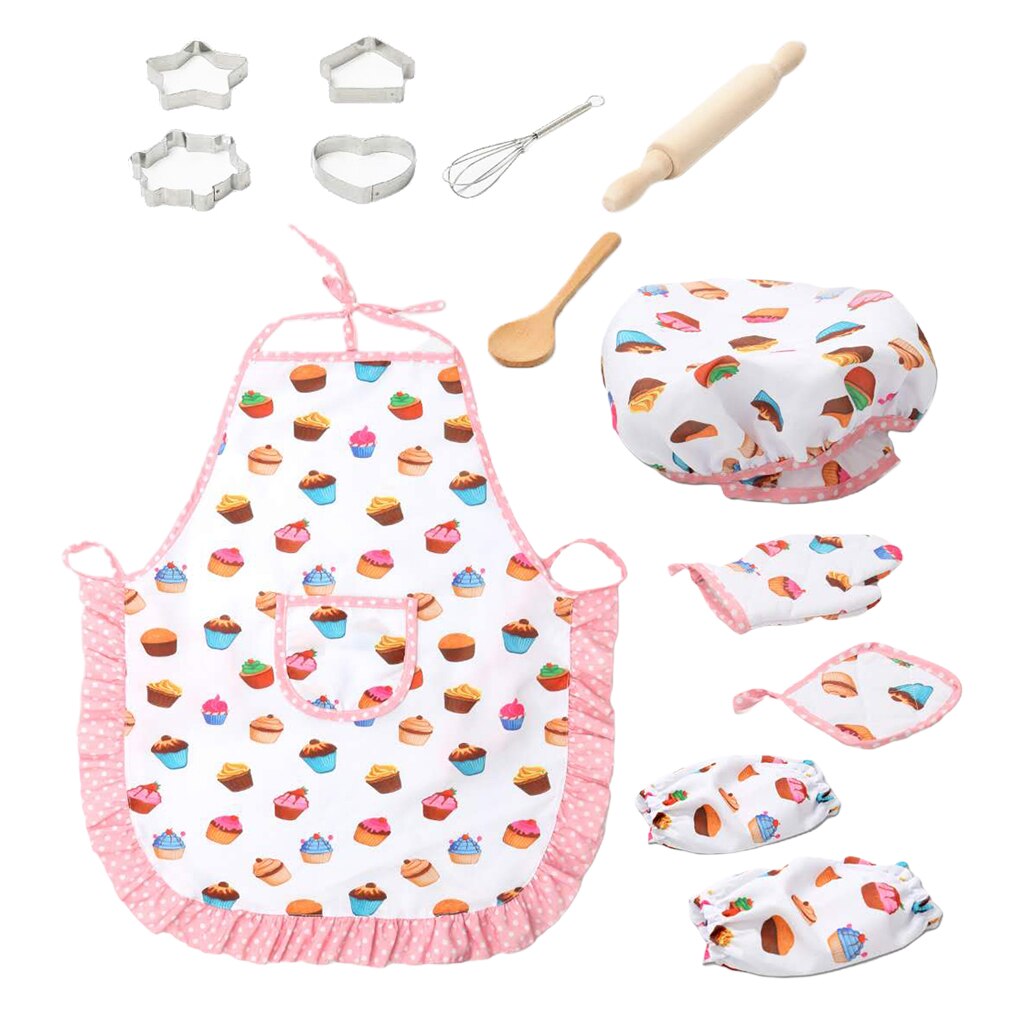 Cookie Chef's Apron Set - Kids Chef Hat & Apron wi... – Grandado