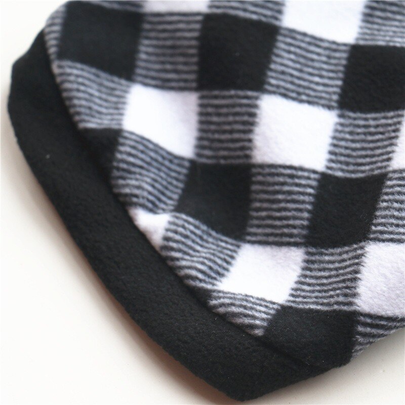 Zwart Gestreepte Fleece Hond Kleren Leuke Clothing... – Vicedeal