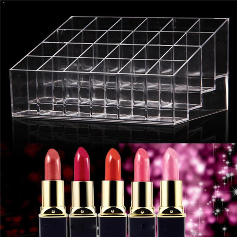24 Lipstick Storage Boxes Holder Display Stand Cle... – Grandado