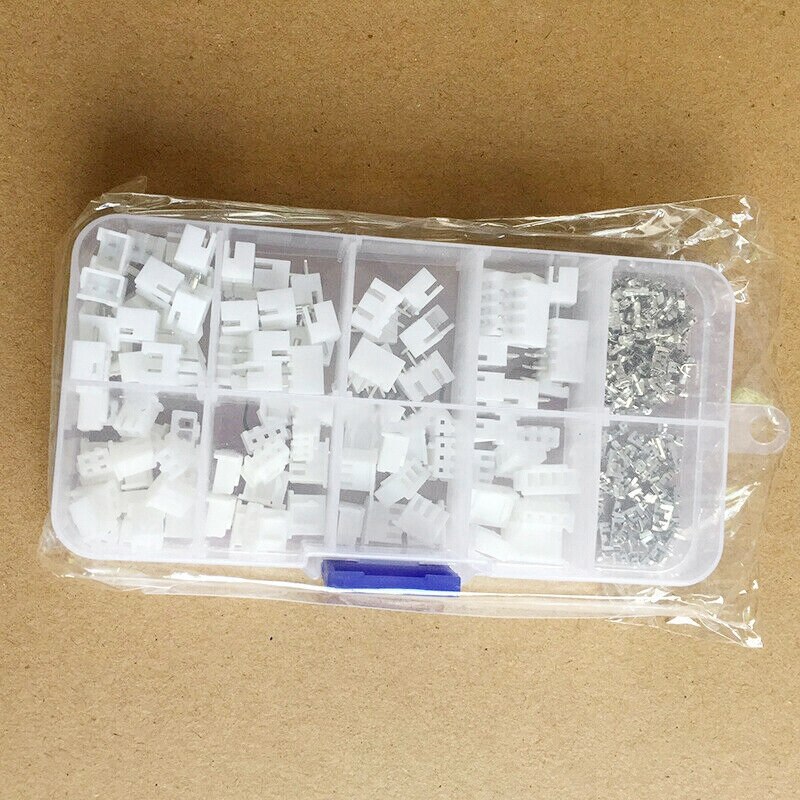 250Pcs XH 2.54mm 2Pin 3Pin 4Pin Terminal Housing H... – Grandado