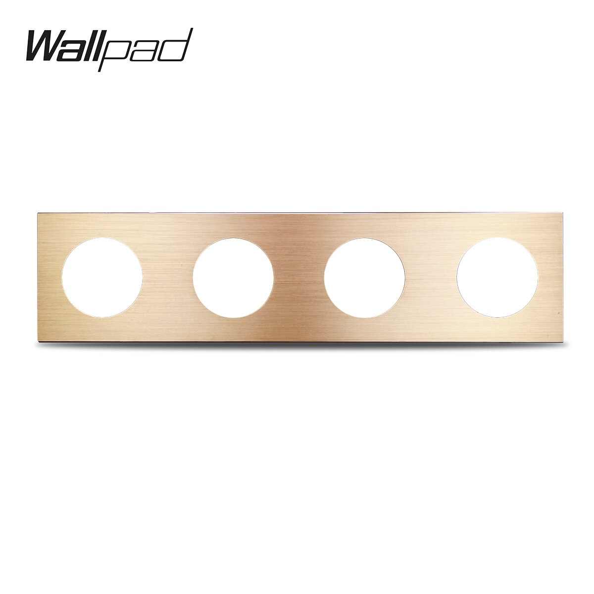 L6 DIY Quadruple 4 Frame Gold Panel Brushed Alumin... – Vicedeal