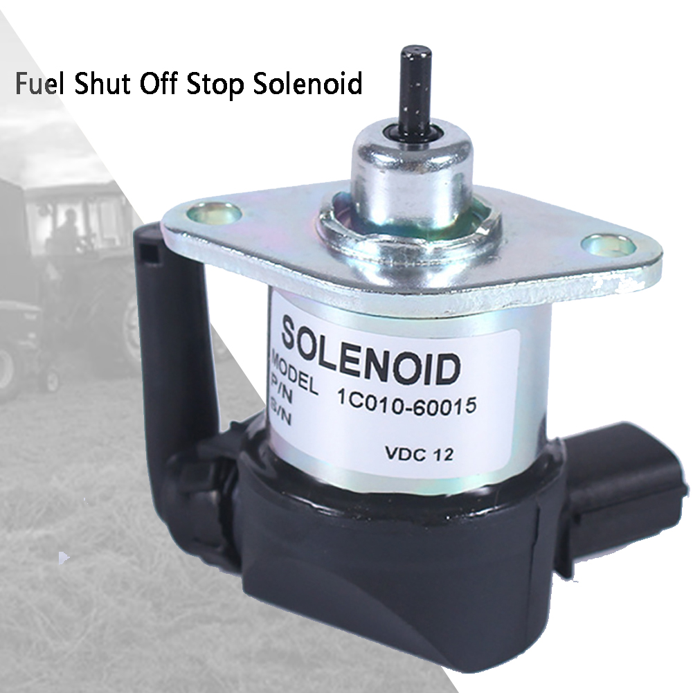 Stop Solenoid 1C010-60015 Fuel Shut Off Motor Emer... – Vicedeal