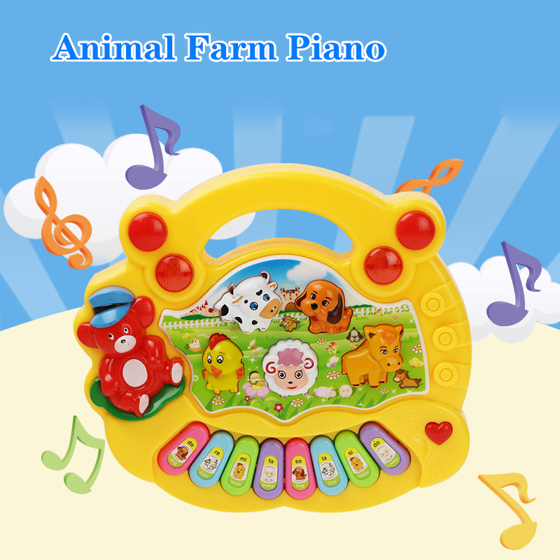 Kids Musical Instrument Toy Cartoon Animal Farm Mu... – Vicedeal