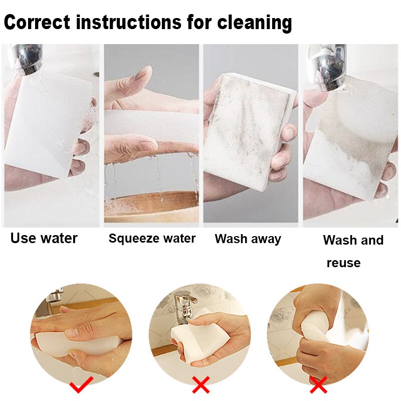 30/60Pcs Melamine Spons Magic Sponger Multi-Functi... – Grandado