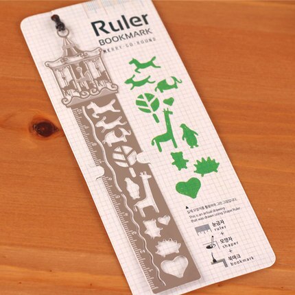 metal cutout stainless steel bookmark ruler beauti... – Vicedeal