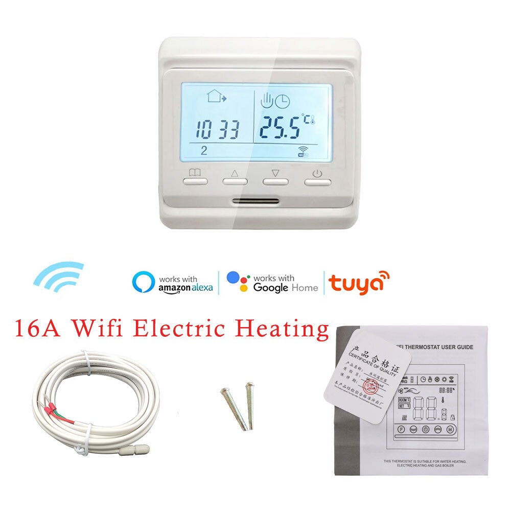 Room Air Thermostat M6 220V LCD Programmable Elect... – Grandado
