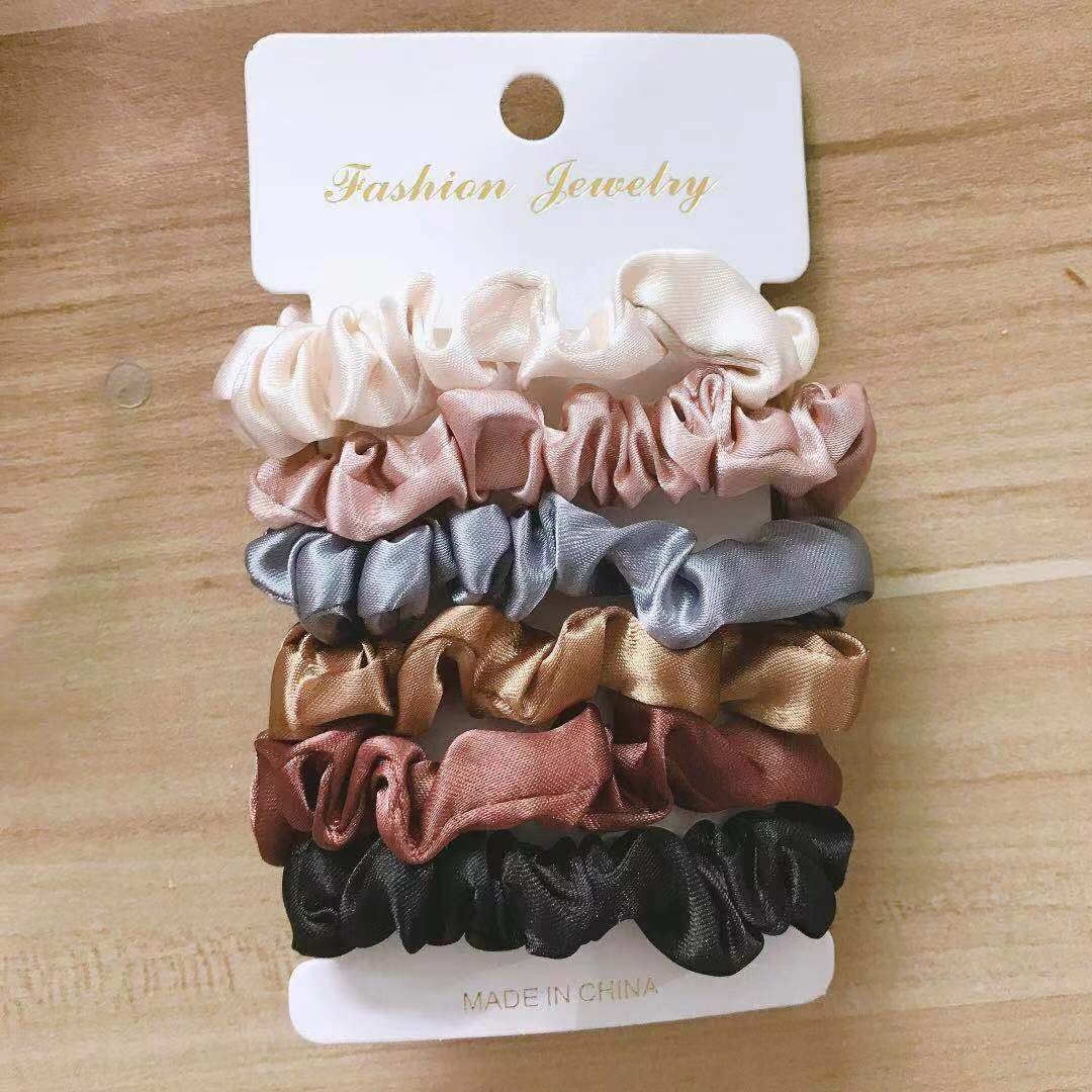 12 Kleur Dames Ins Stijl Eenvoudige Doek Haar Ring... – Grandado