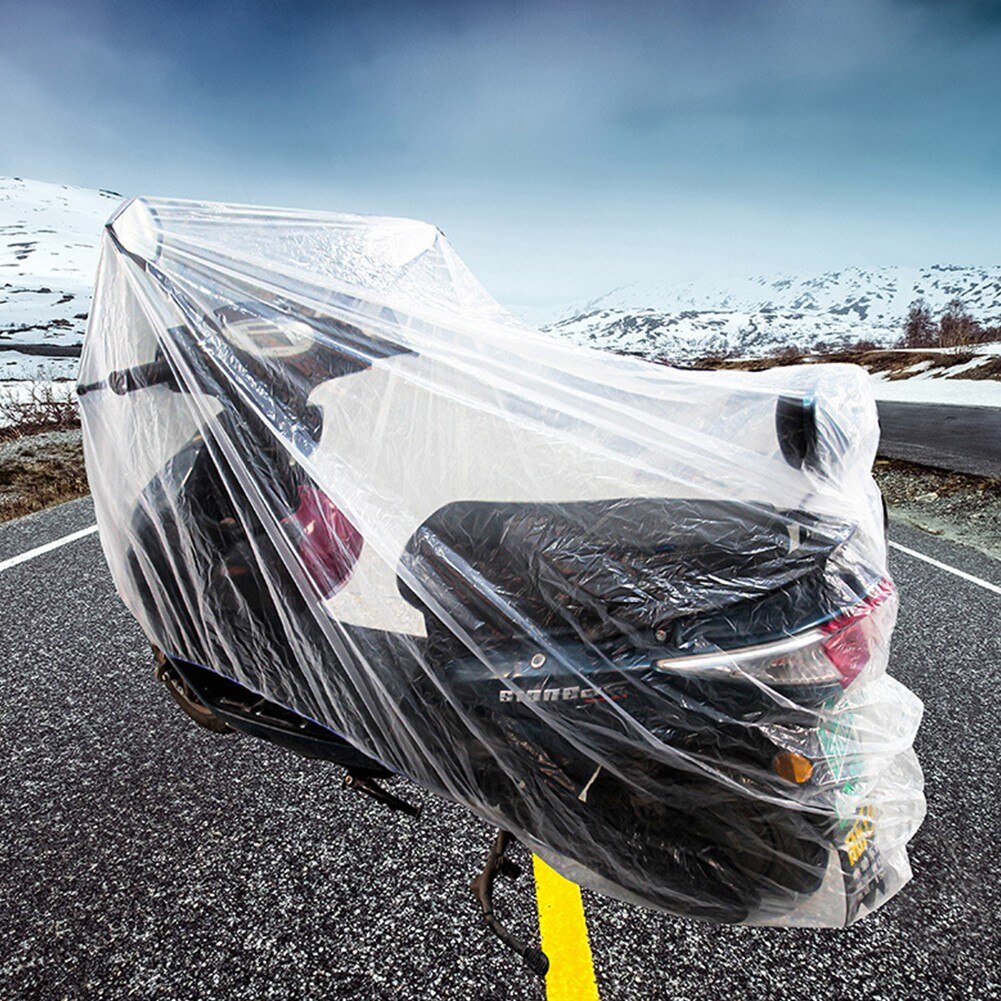 1Pcs Motorcycle Cover Universal Pe Transparant Cle... – Vicedeal